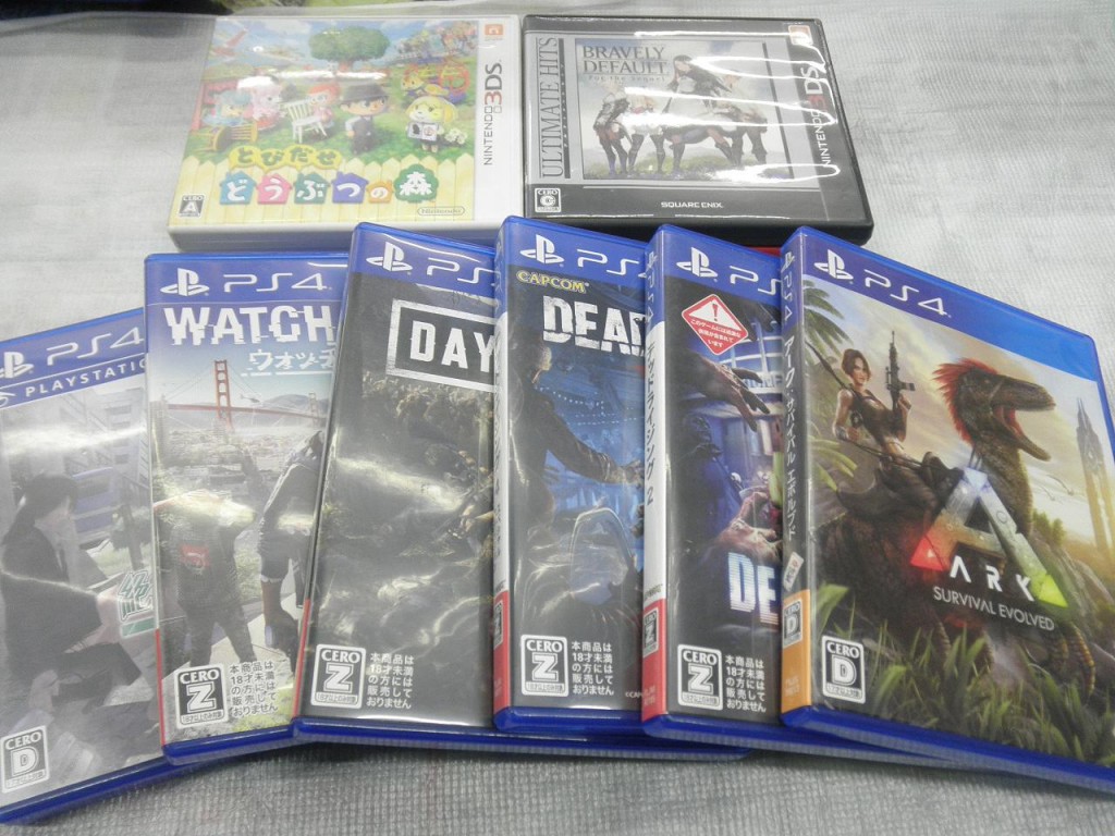 PS4/3DS用ソフト買取！ゲームを売るならリサイクルショップJAM東伯店へ[東伯郡・倉吉市・鳥取市・米子市] | 鳥取/島根リサイクルショップジャム【V-PARK JAM】