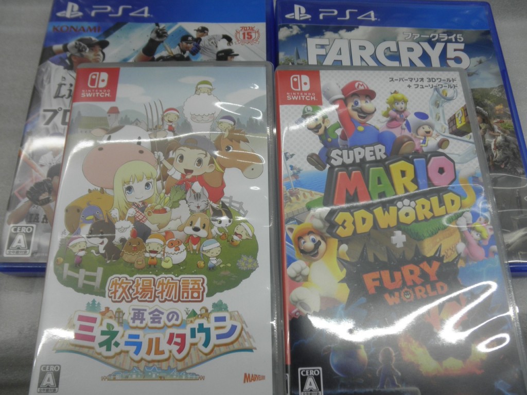 ゲームソフト買取！ゲームを売るならリサイクルショップJAM東伯店へ[東伯郡・倉吉市・鳥取市・米子市] | 鳥取/島根リサイクルショップジャム【V-PARK JAM】